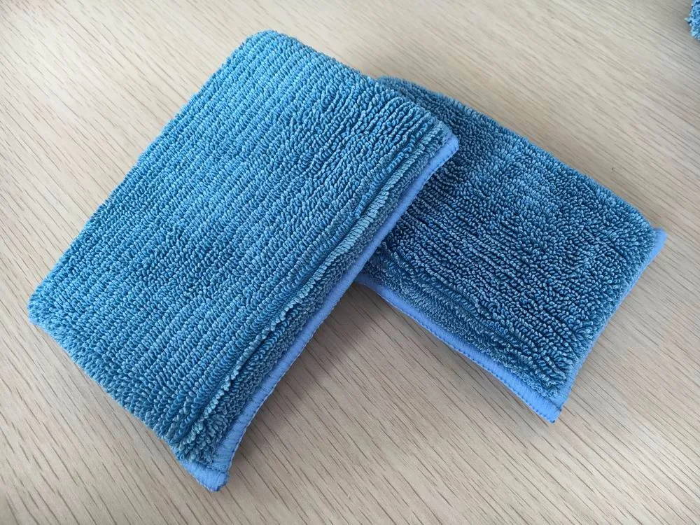 Microfiber Scrubbing Sponge 2 Packs - Buy Microfiber Sponge Cloth,Magic ...