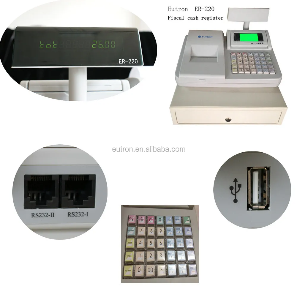 Automatic Cash Register With Turret Customer Display China Made - Buy ...