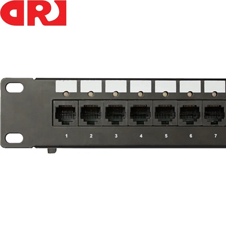Cat5e Rj45 Led Schneider Patch Panel,24 Port Utp Cat 6 T568a/b - Buy 24 ...