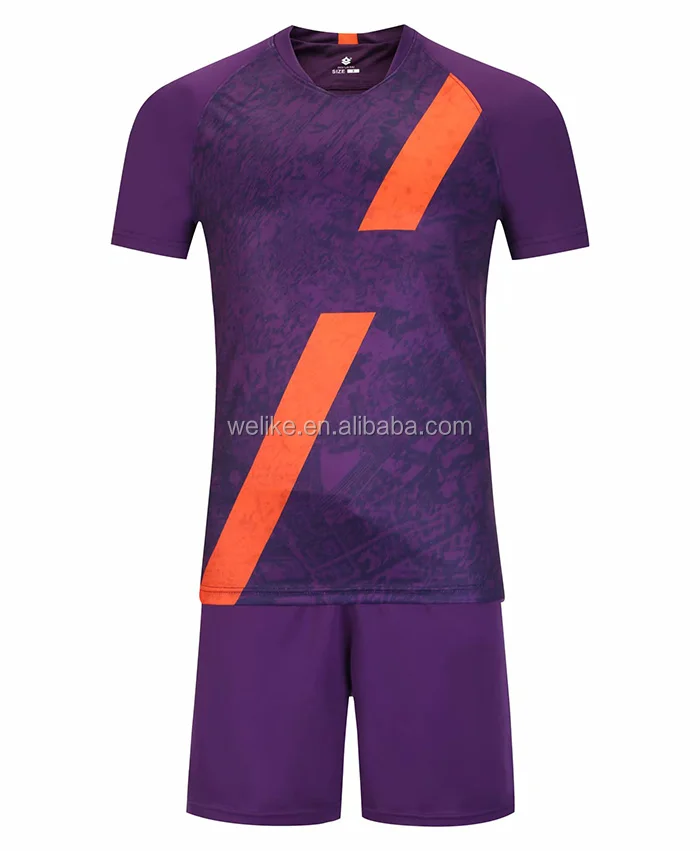 2019 Football Uniform Shirts Shorts Light Blue Soccer Uniform Custom ...