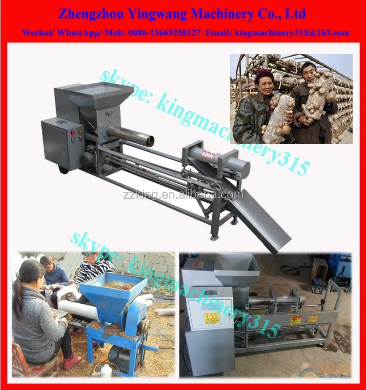 Full Automatic Mushroom Growing Bag Filling Sealing Machine Mushroom ...