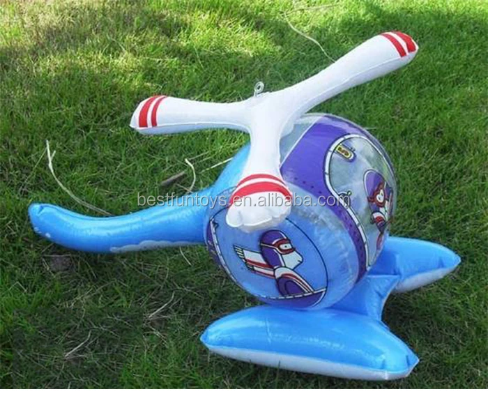 Pvc Inflatable Helicopter Toys Plastic Novelty Toys Small Blow Up ...