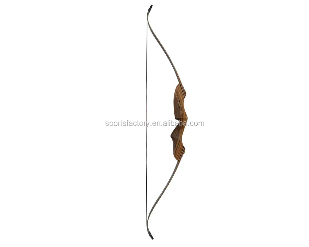 2015 Hot Selling Bow 50# Hunting Wooden Bow With Walnut Cherry Wood 60 ...