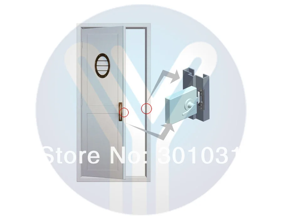 Electronic Strike Lock Electric Strike Fail Safe Frameless Glass Door ...