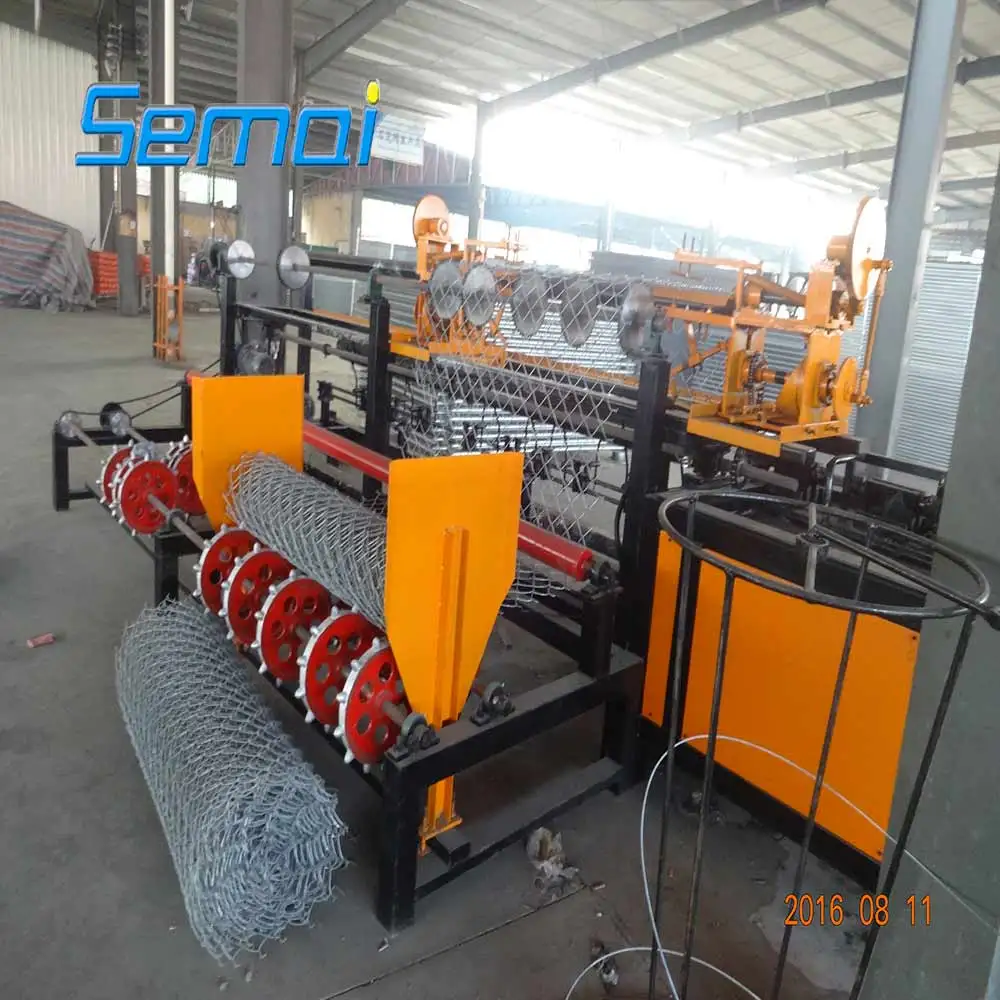 Cyclone Fence Woven Diamond Mesh Fence Machine - Buy Diamond Mesh Fence ...