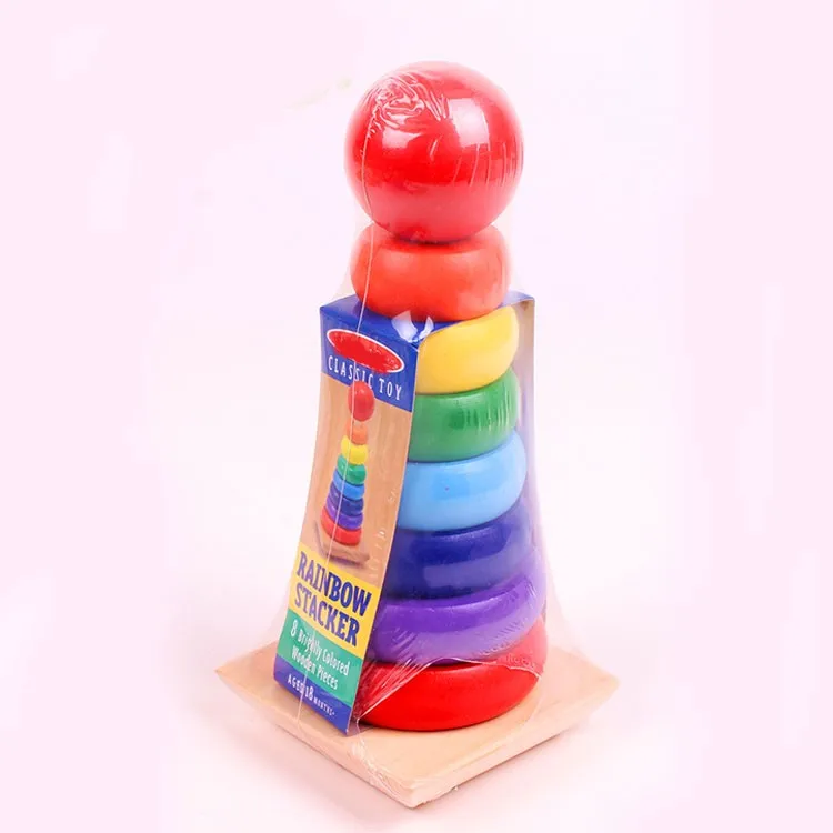 Melissa & Doug Rainbow Stacker - Educational Manipulative Toy