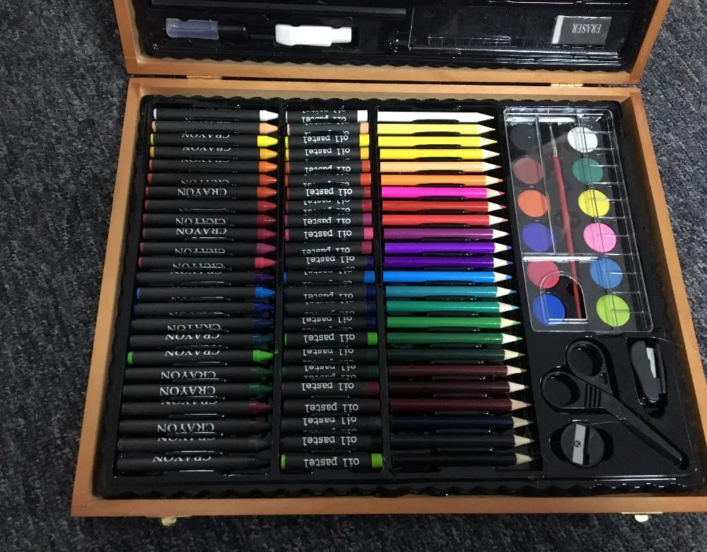 Wholesale Wooden School Art Set for Kids - Creative Fun