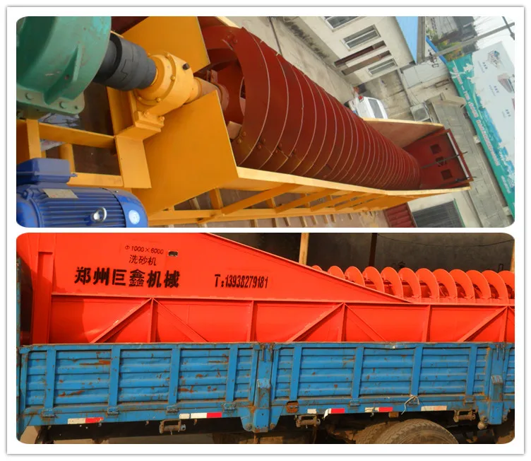 High Efficiency Screw Industrial Salt Washing Machine