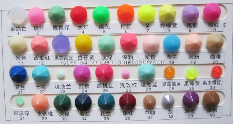 Wholesale 18*25mm Opaque Light Purple Flat Back Oval Acrylic Stones For ...