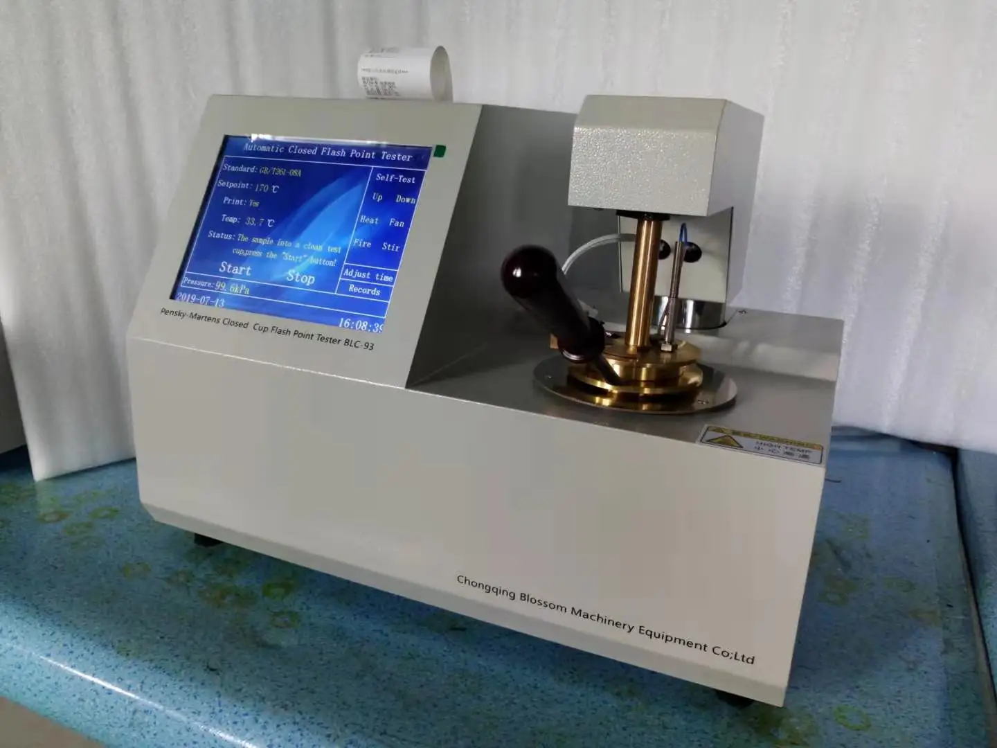 ASTM D93 Closed Cup Mineral Oil Flash Point Testing Equipment