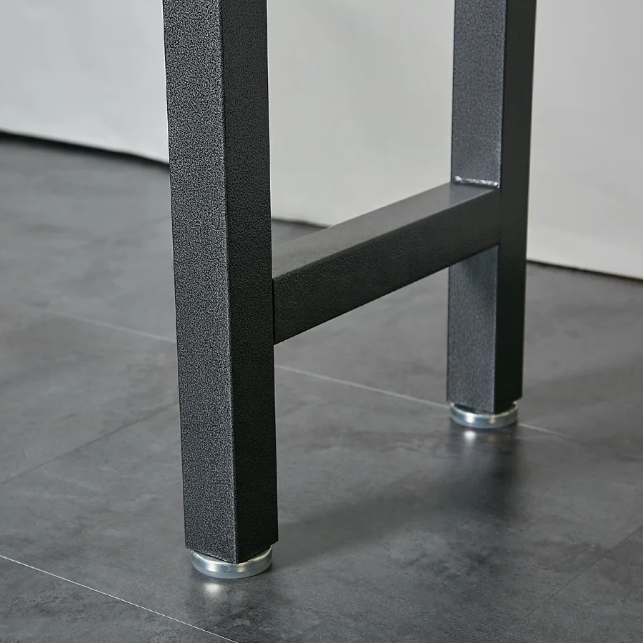 65 Inch Triangle Reinforcement Garage Workbench Rubberwood Top Heavy ...