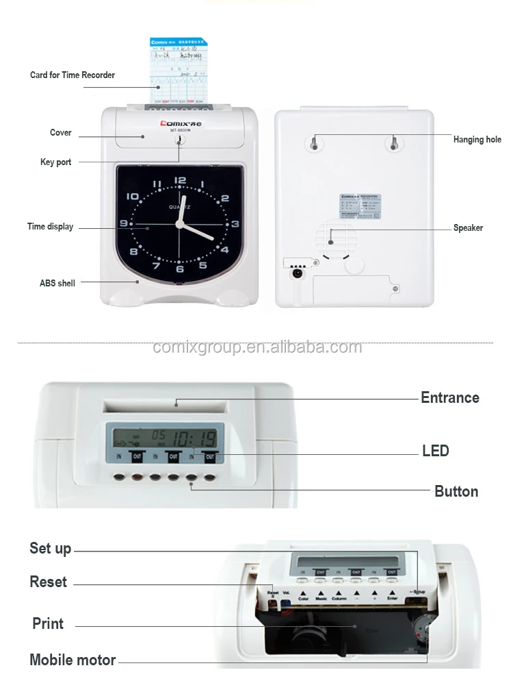 Good Design Time Recorder Electronic Time Attendance Machine/time ...