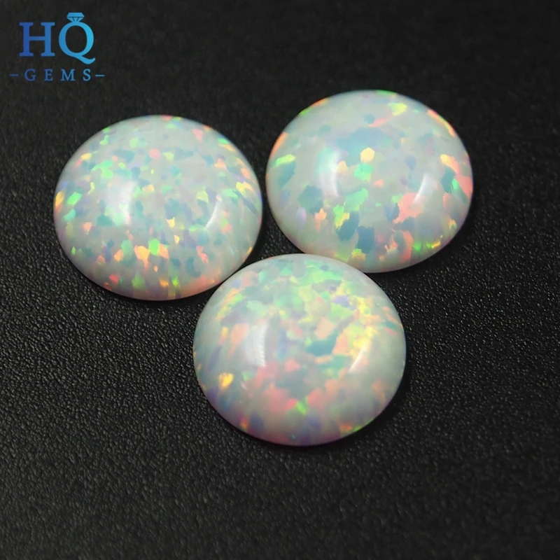 White Fire&snow Op17 Hot Sale Synthetic Opal Stones - Buy Synthetic ...