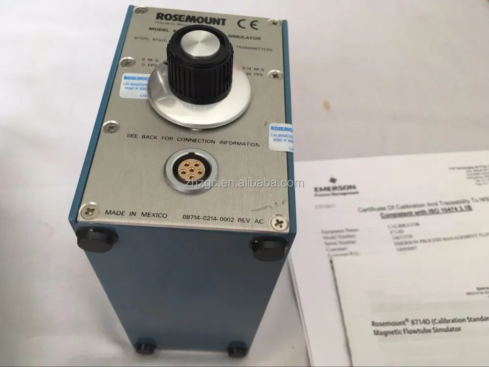8714d Magnetic Flowmeter Simulator With Flow Calibration Certificate Q4 ...