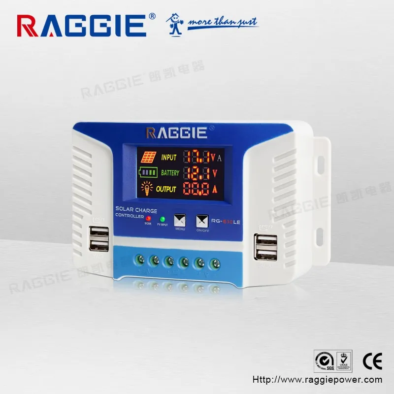 RAGGIE 30A PWM Series Waterproof Solar Charge Controller