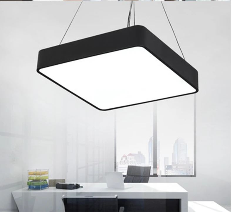 LED Square Super Market Mall Store Ceiling Lamp - Modern Office Lighting