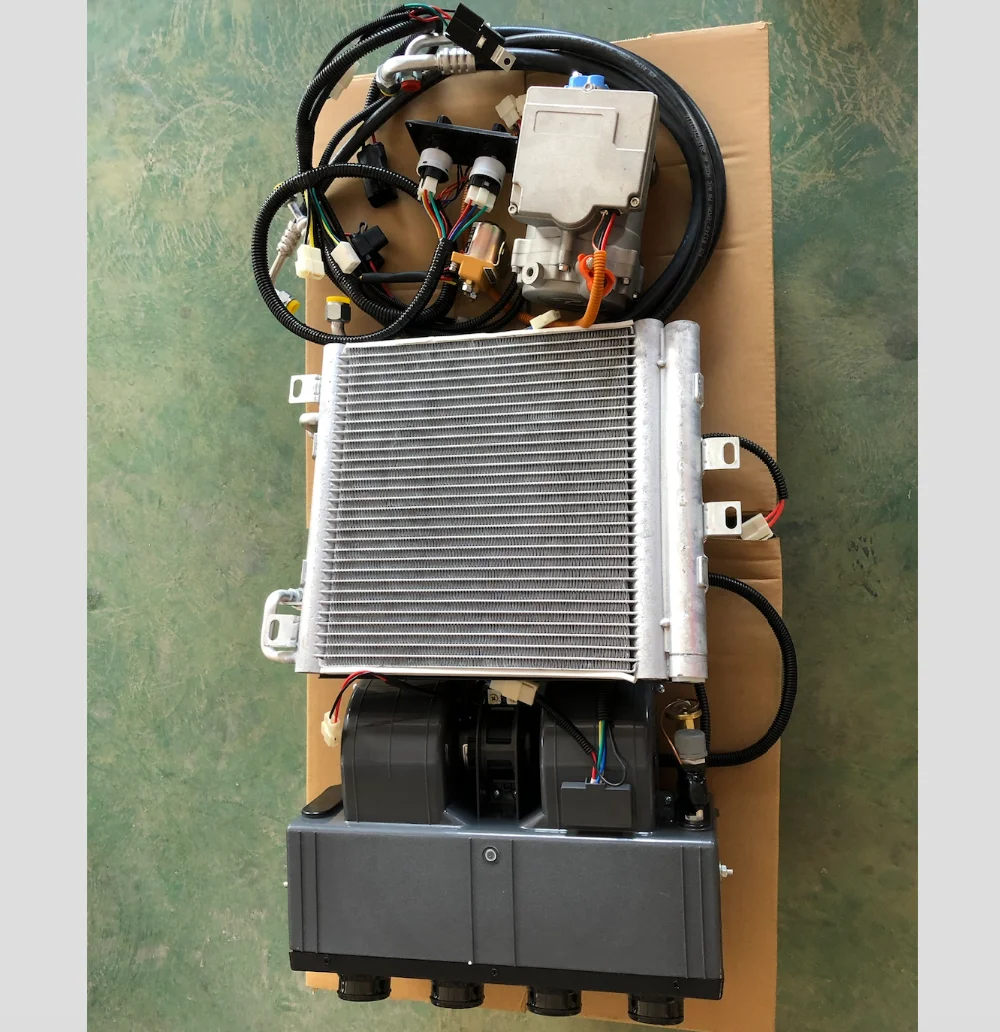 Auto Air Conditioner Using Ev Hermetic Horizontal Scroll Compressor ...