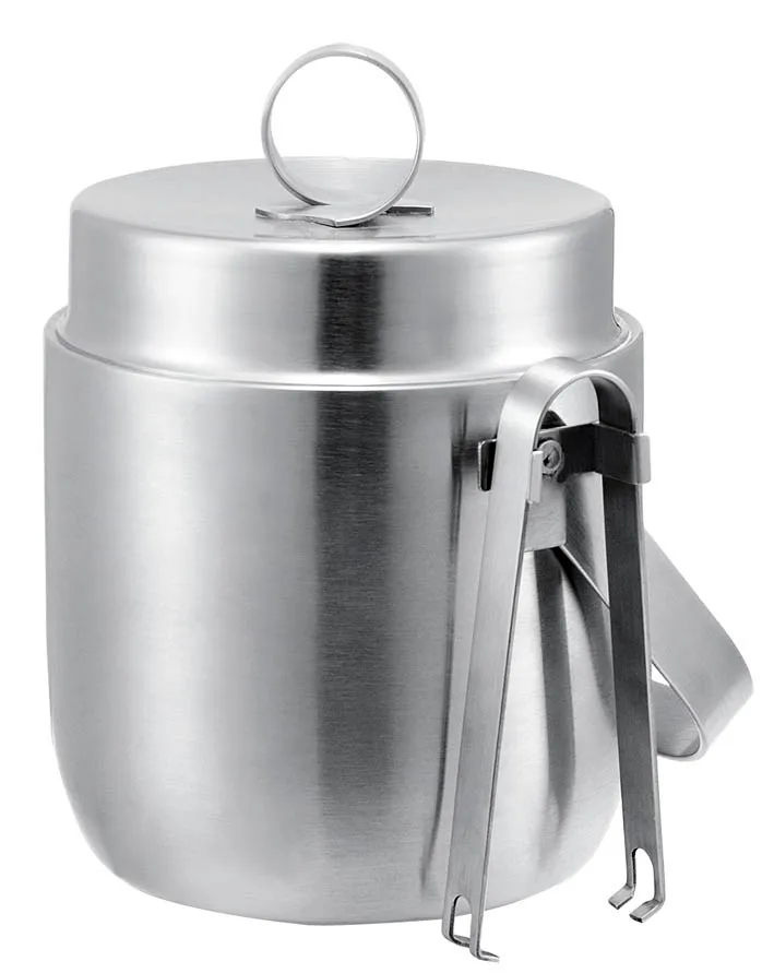 High Quality Stainless Steel Double Layer Ice Bucket - Buy Double Layer ...