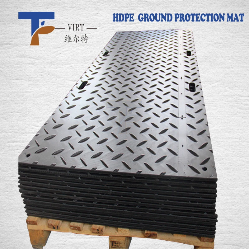 Recyclable Plastic Chequered Plates/anti-uv Hdpe Ground Mats/anti-uv ...