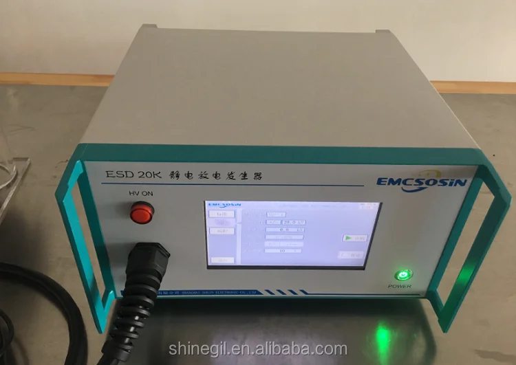 EMI/ EMC Test Lab ESD Testing 61000-4-2 - SOSIN ESD 20K