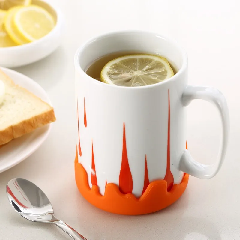 13oz Food Grade Promo Extra Large Coffee Mugs,Takeaway Ceramic Travel ...