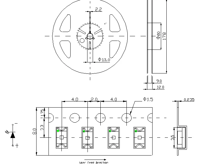 Diodes Led Smd Right Angle 1206 Rgb Led Emitting Diode Smd - Buy Rgb ...
