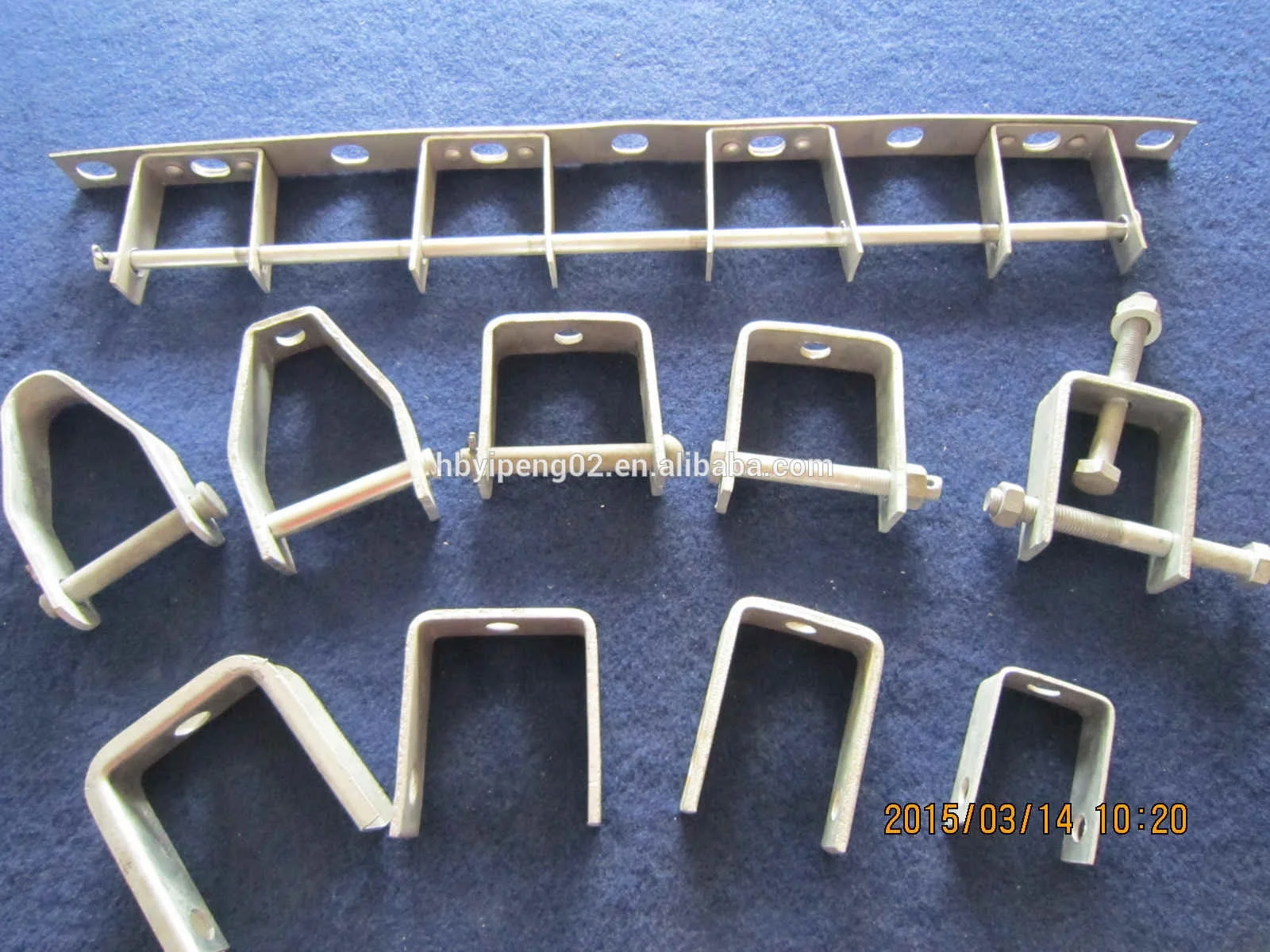 Pole Line Hardware Insulator Bracket Hot Dip Galvanized D Bracket For ...