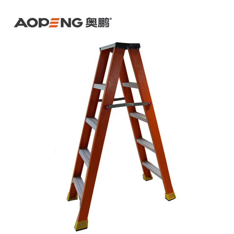 Aopeng 4 Steps Fiberglass Scaffold Ladder - Buy Fiberglass Folding ...
