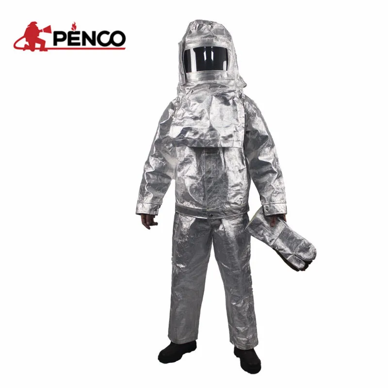 Aluminum Foil Heat Resistant Suit - Penco Protection Gear