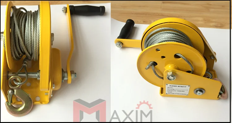 Heavy Duty Reversible Crank Handle Hand Winch With Cable - Buy ...