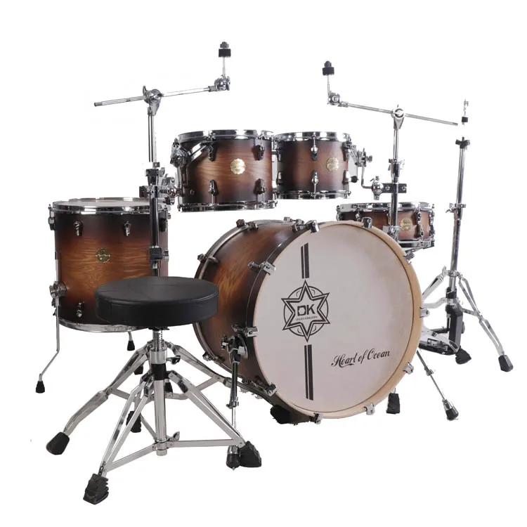 Complete Musical Instrument - Percussion Birch Wood Drum Kit