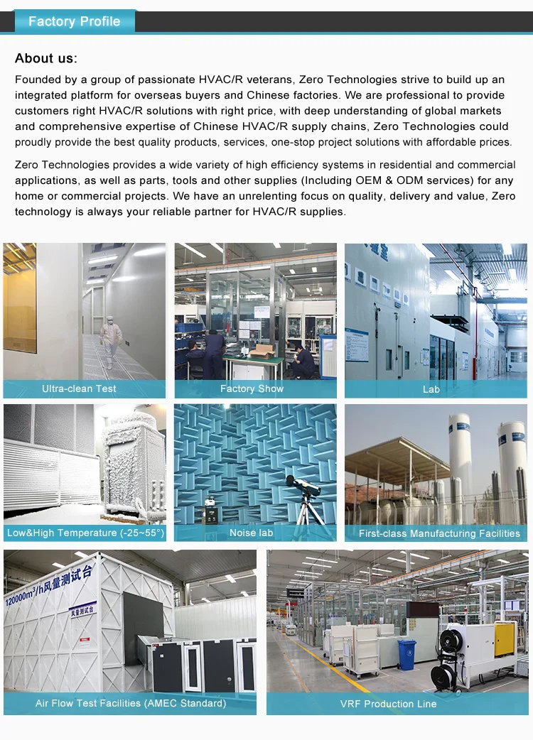 Competitive Price Vrf System Indoor Outdoor Unit Central Air ...