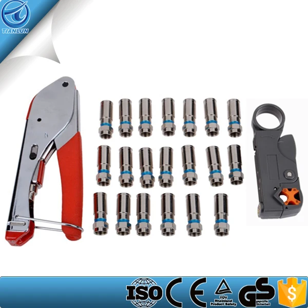 Rg6 Rg59 Connector Waterproof Connectors Crimping Tool - Buy Rg6 ...