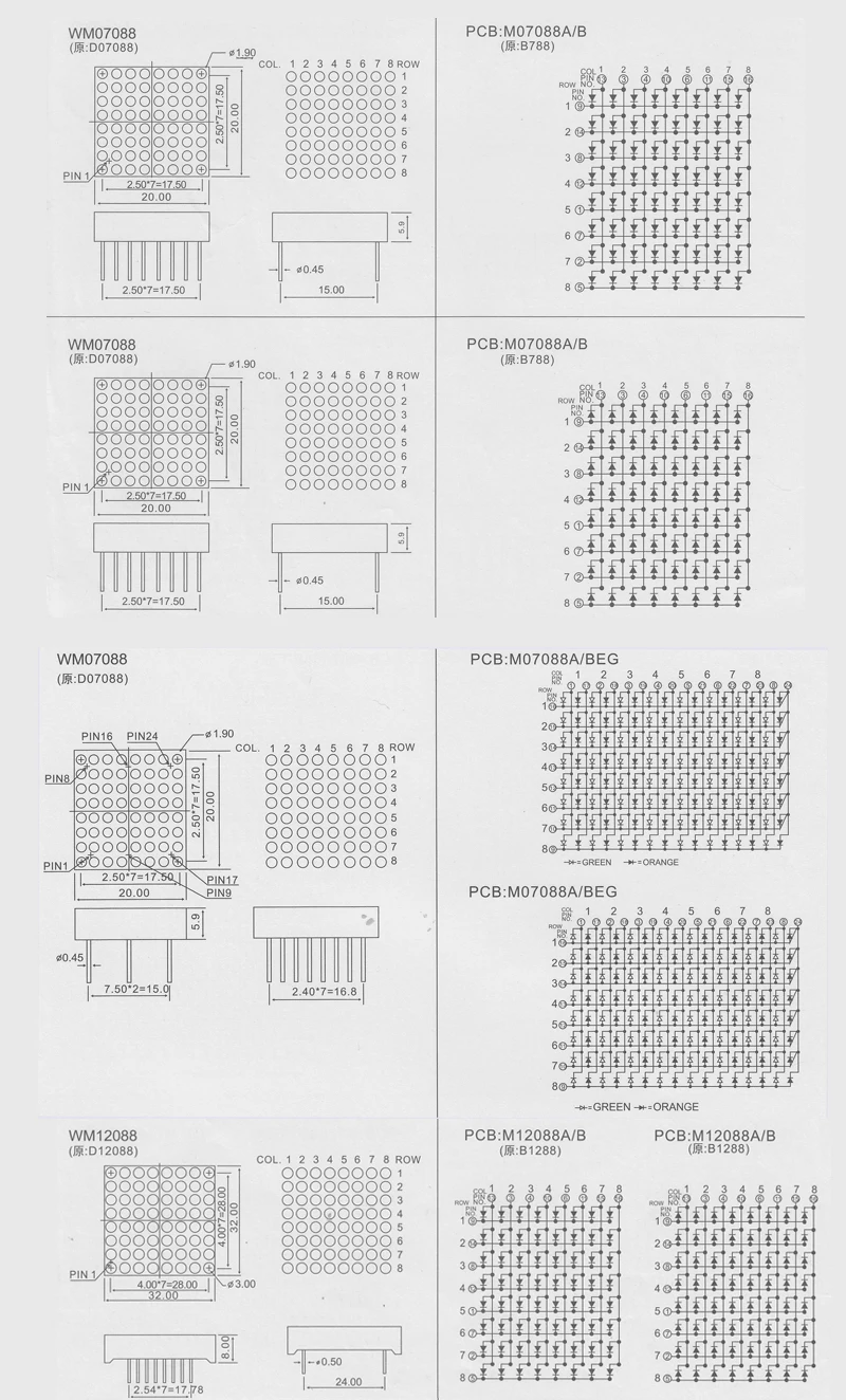 1.9 Milímetros 5x7 Branco Dot Matrix/matriz Levou Módulo/2.54 ... 1.9 Milímetros 5x7 Branco Dot Matrix/matriz Levou Módulo/2.54 ...