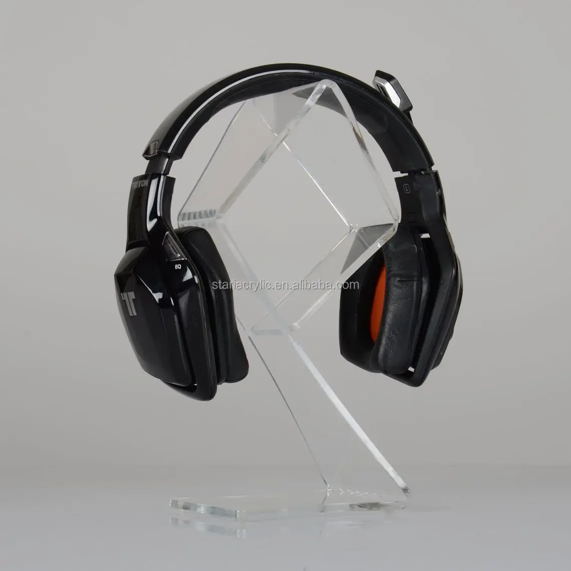 Clear Acrylic Headphone Display Earphone Stand Perspex Gaming Headset ...