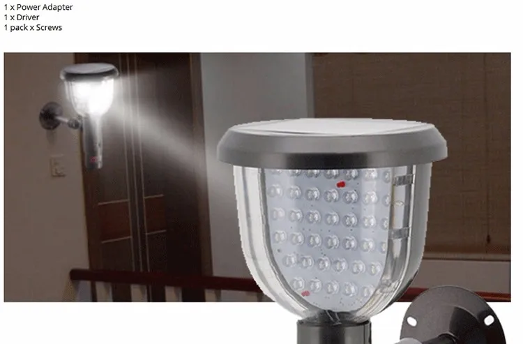 Solar Powered Led Garden Spy Hidden Light Dvr Security Camera Outdoor ...