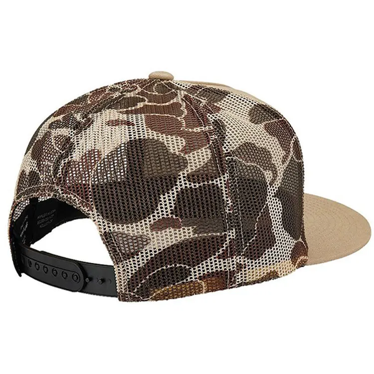 Duck Camo Trucker Hat - OEM Snapback Camo Flat Bill Hats Caps