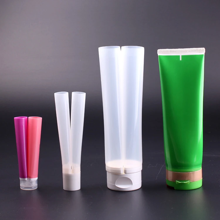 Unsealed Dual-Phase Twin Tube for Cosmetics - HEYPACK