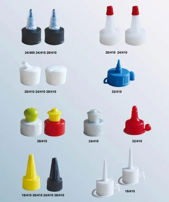 Hot Sale Plastic Screw on Nozzle Cap 20/410 Turret Bottle Cap of NC-019 ...
