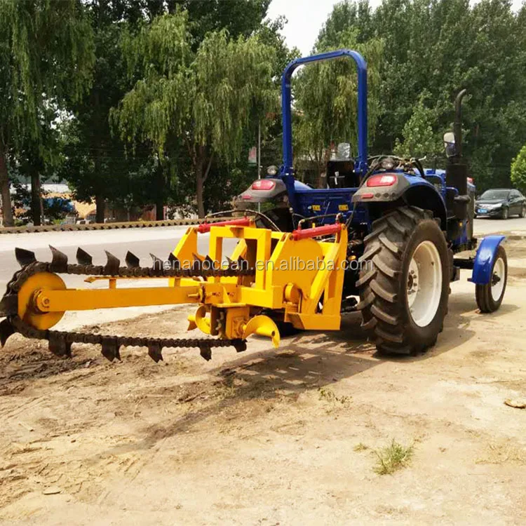 Efficient Chain Tractor Mounted Trencher For Pipeline Construction ...