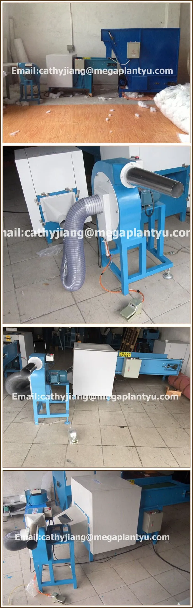 120-150kgs/hour Cotton Fiber Opener/wool Fiber Opening Machine/carding ...
