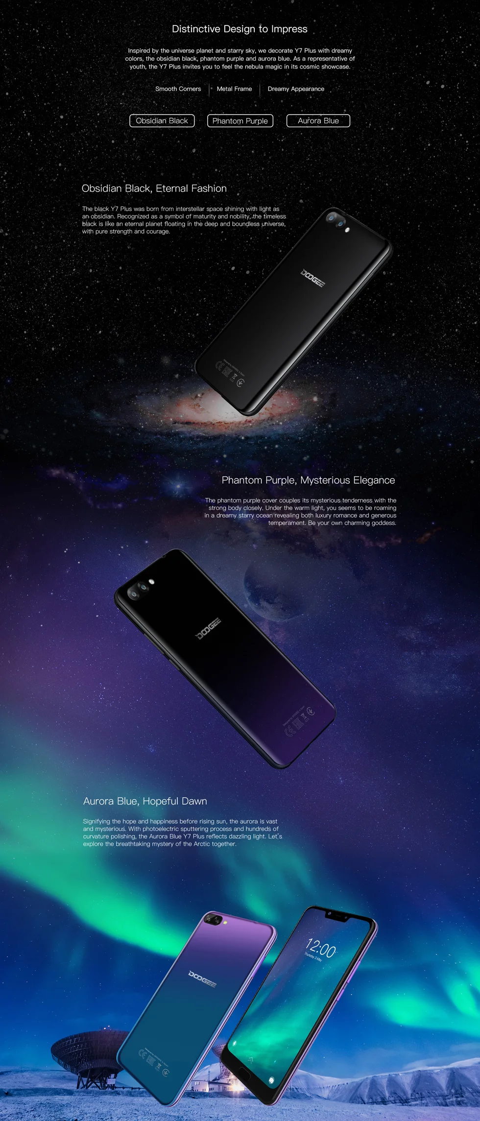 Doogee Y7 Plus Cellphone 6.18inch 1080*2246 Screen Mtk6757 Octa-core 2 ...