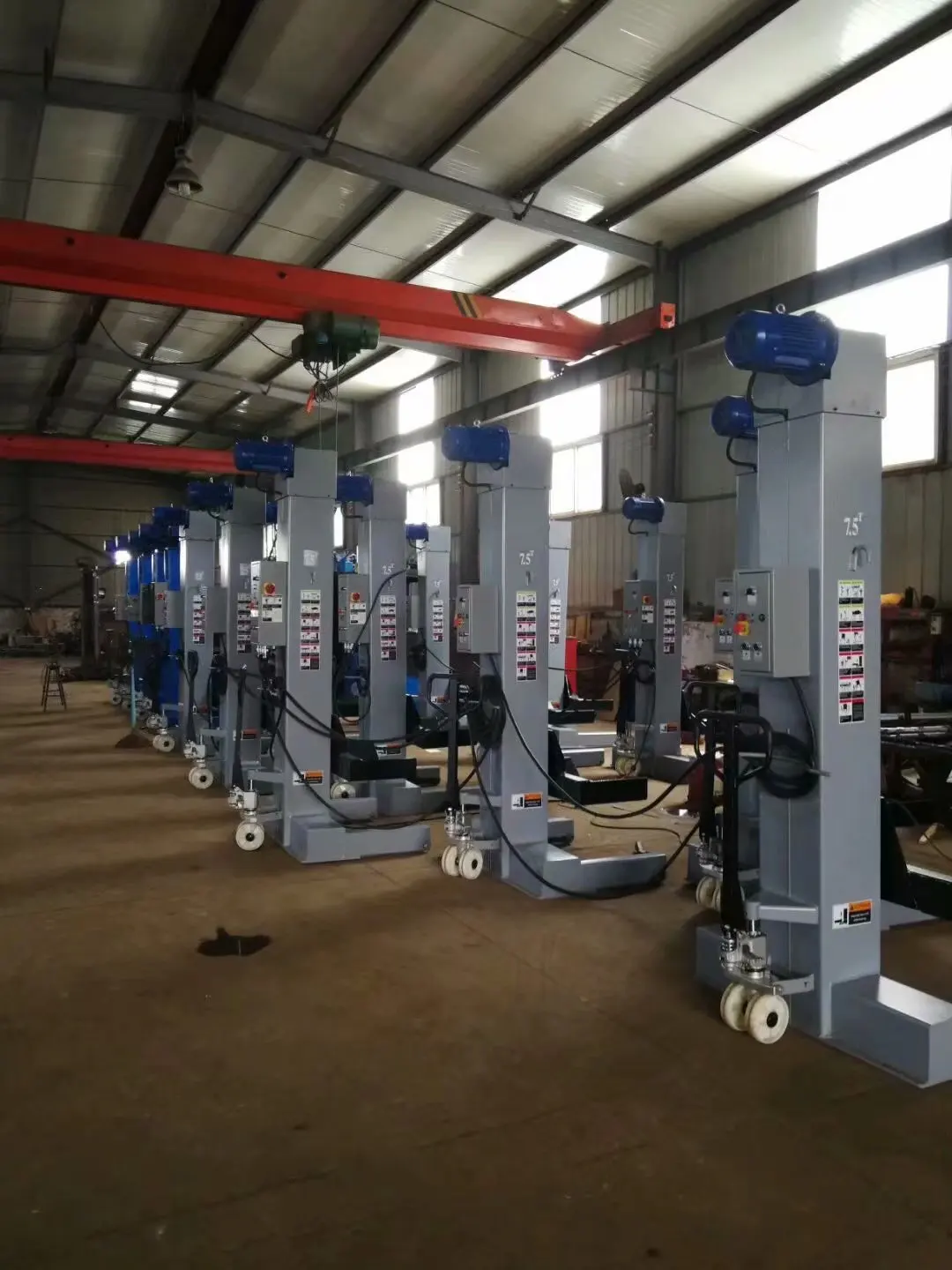 20T Mobile Heavy Duty Column Truck Lift - 55S Lifting Time