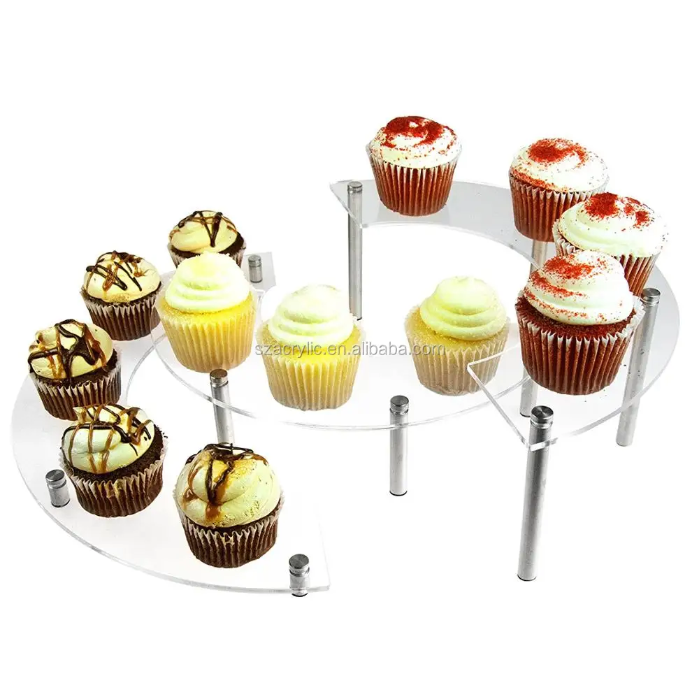 Clear Acrylic Dessert Display Rack Mini Cake Display Stand - Buy ...