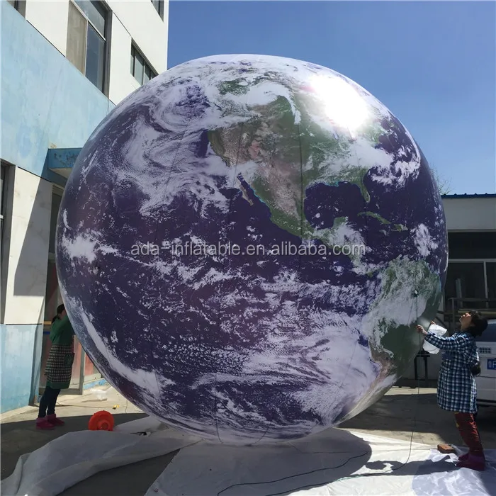 Nine Planets Inflatable Customized Giant 5m Inflatable Earth For Events ...
