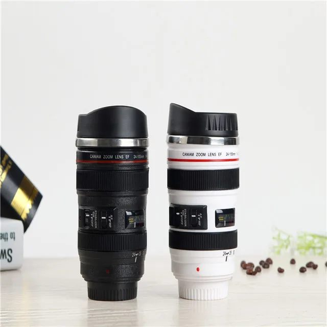High Quality Camera Lens Coffee Mug Stainless Steel Self Stirring Cup ...