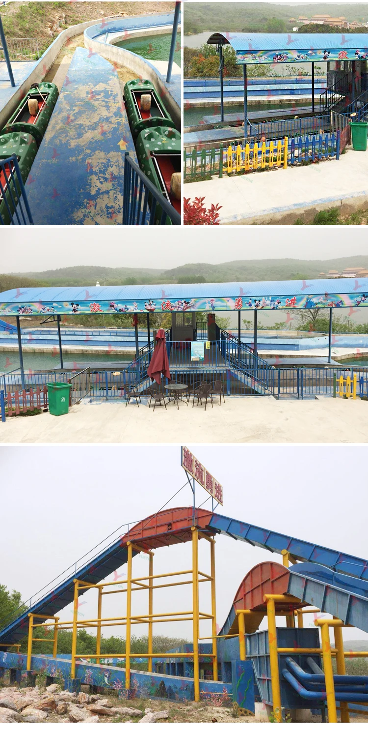 Water Park Rides - Joy Big Roller Coaster Log Jam Ride