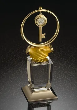 Unique Design Crystal Metal Golden Key Awards Trophies - Buy Crystal ...