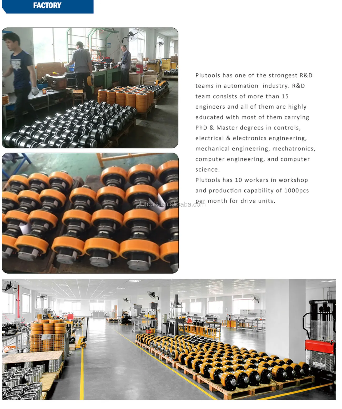 Agv Drive Unit Vertical Driving Unit Electric Traction Wheel With Steer ...