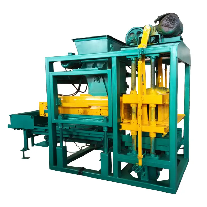 Qtj4-25 Concrete Block Making Machine For Sale Hollow Block Making ...